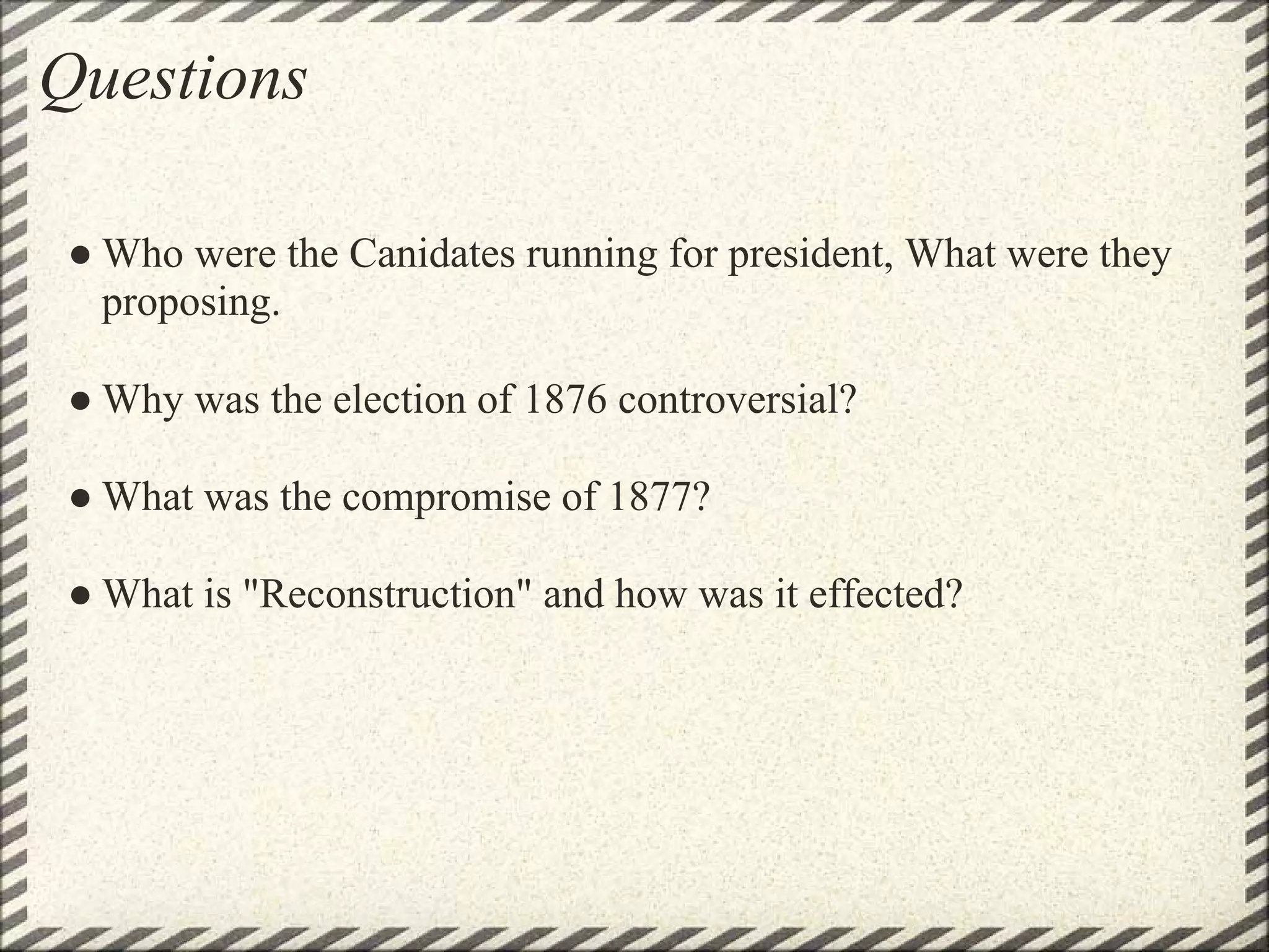 Election of 1876 | PDF