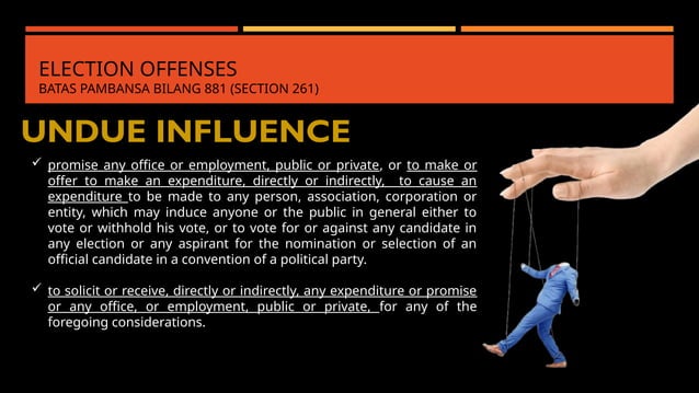 ELECTION OFFENSES lecture sample .pptx | Free Download