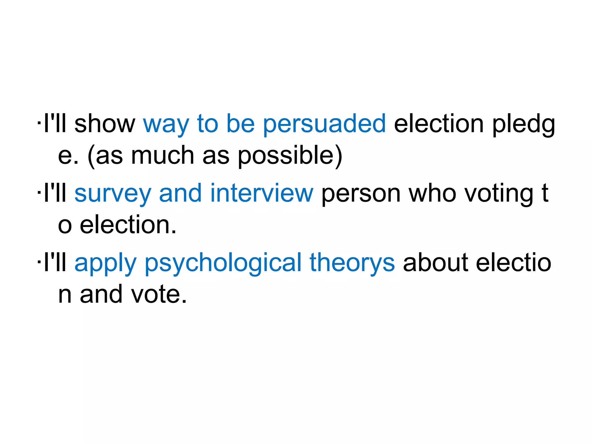 Election & Persuasion | PPTX