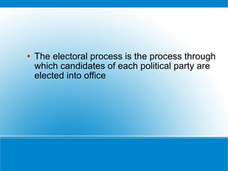 Election process | PPT