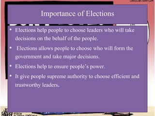 Electoral Politics | PPTX