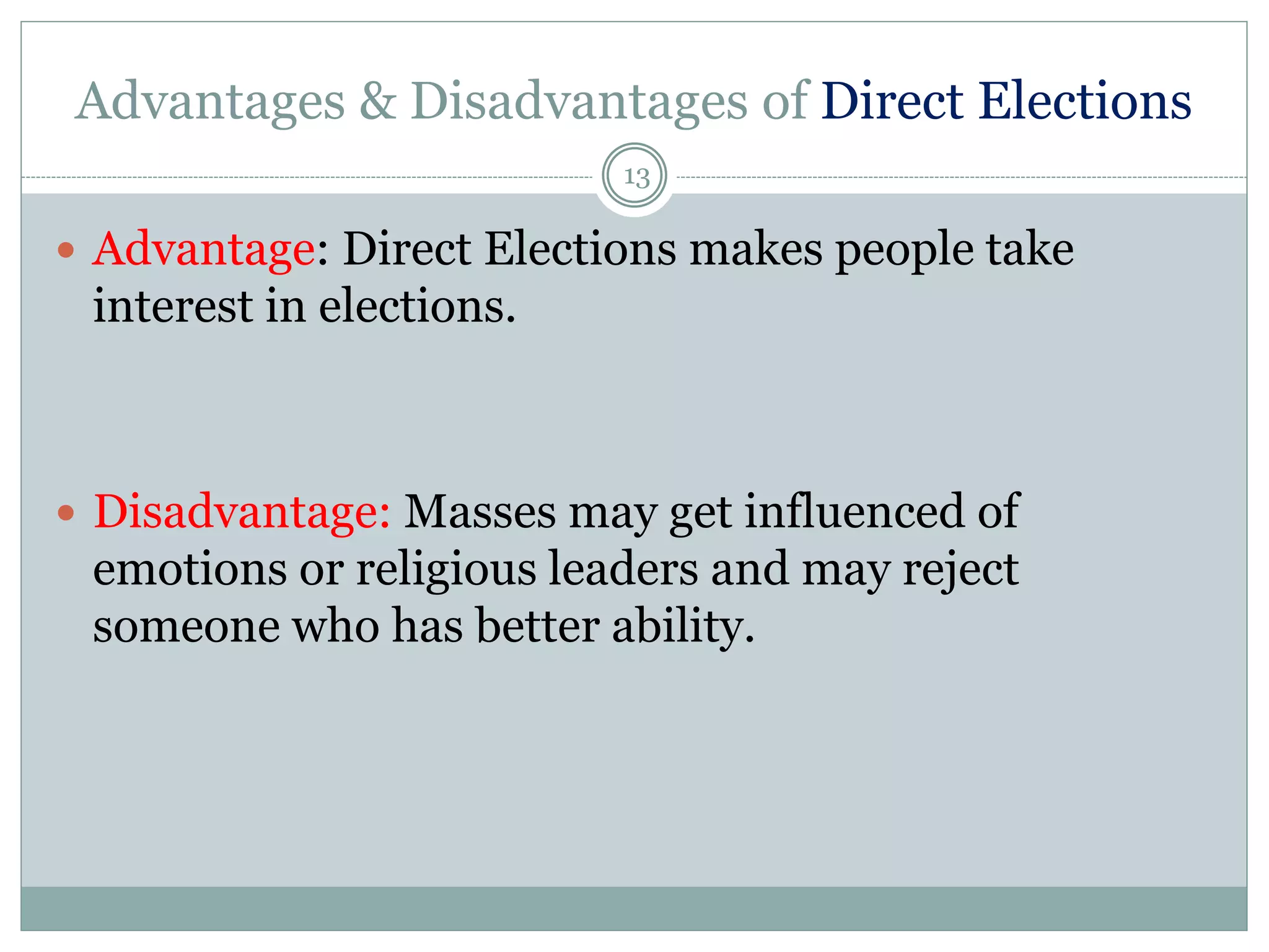 Elections & Election Commission | PPTX