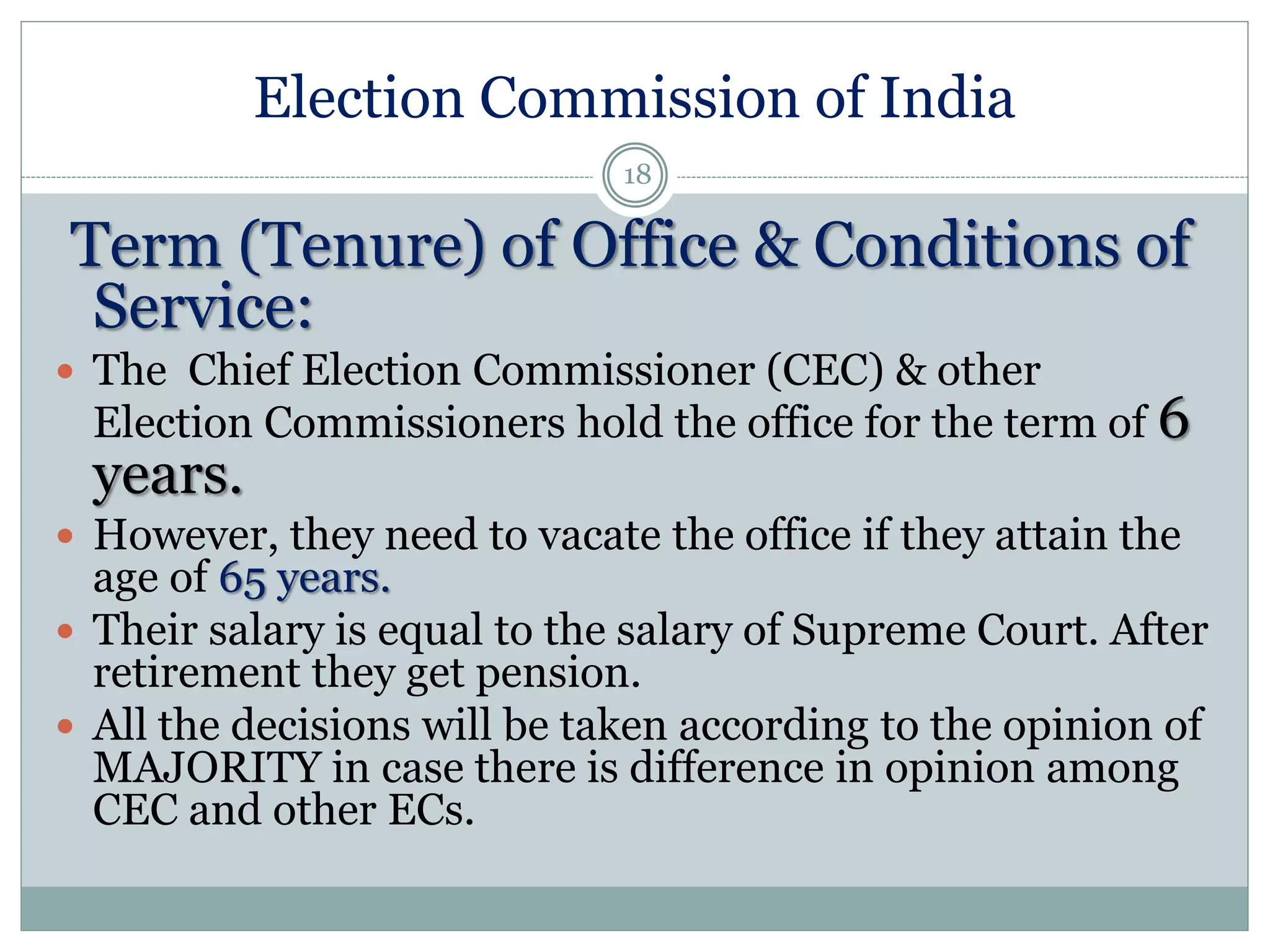 Elections & Election Commission | PPTX