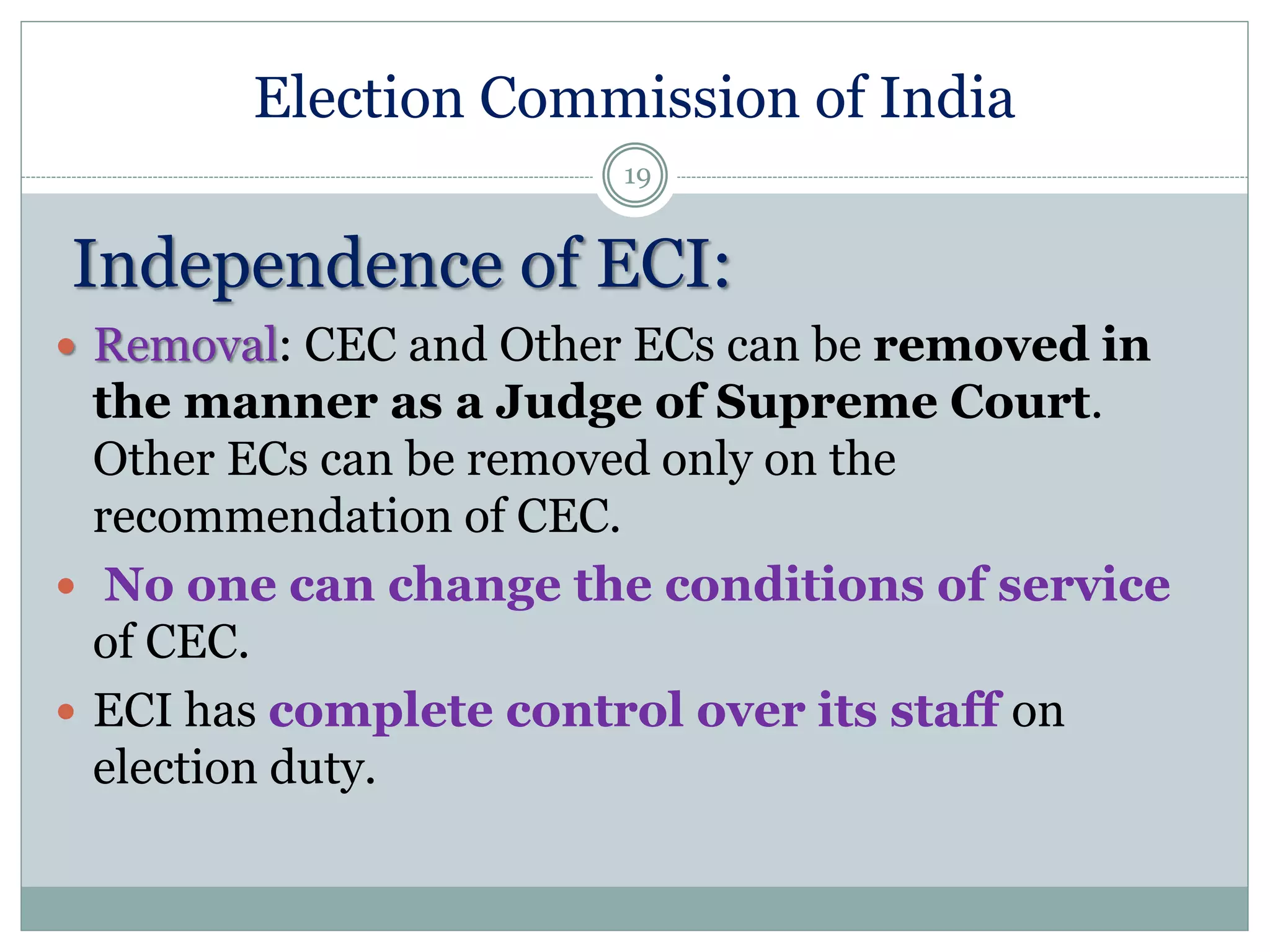 Elections & Election Commission | PPTX