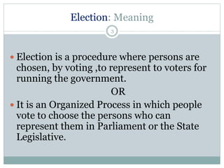 Elections & Election Commission | PPTX