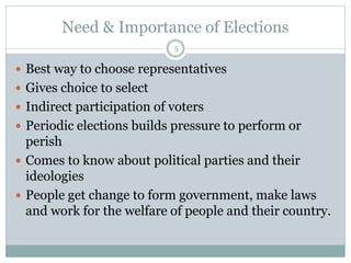 Elections & Election Commission | PPTX