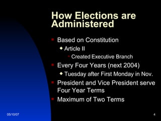 Elections | PPT