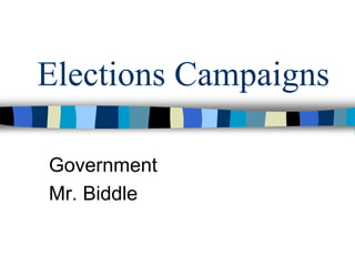 Elections campaigns | PPT