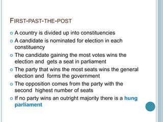 Elections in the Commonwealth Caribbean | PPTX