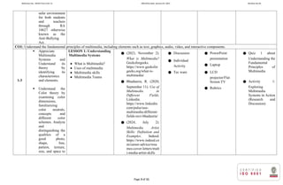 ELECTIVE 1 Multimedia Syllabus 2024-2025 | DOCX