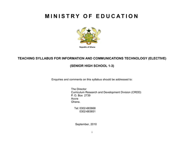 Elective-ICT.pdf | Secondary Education | Education