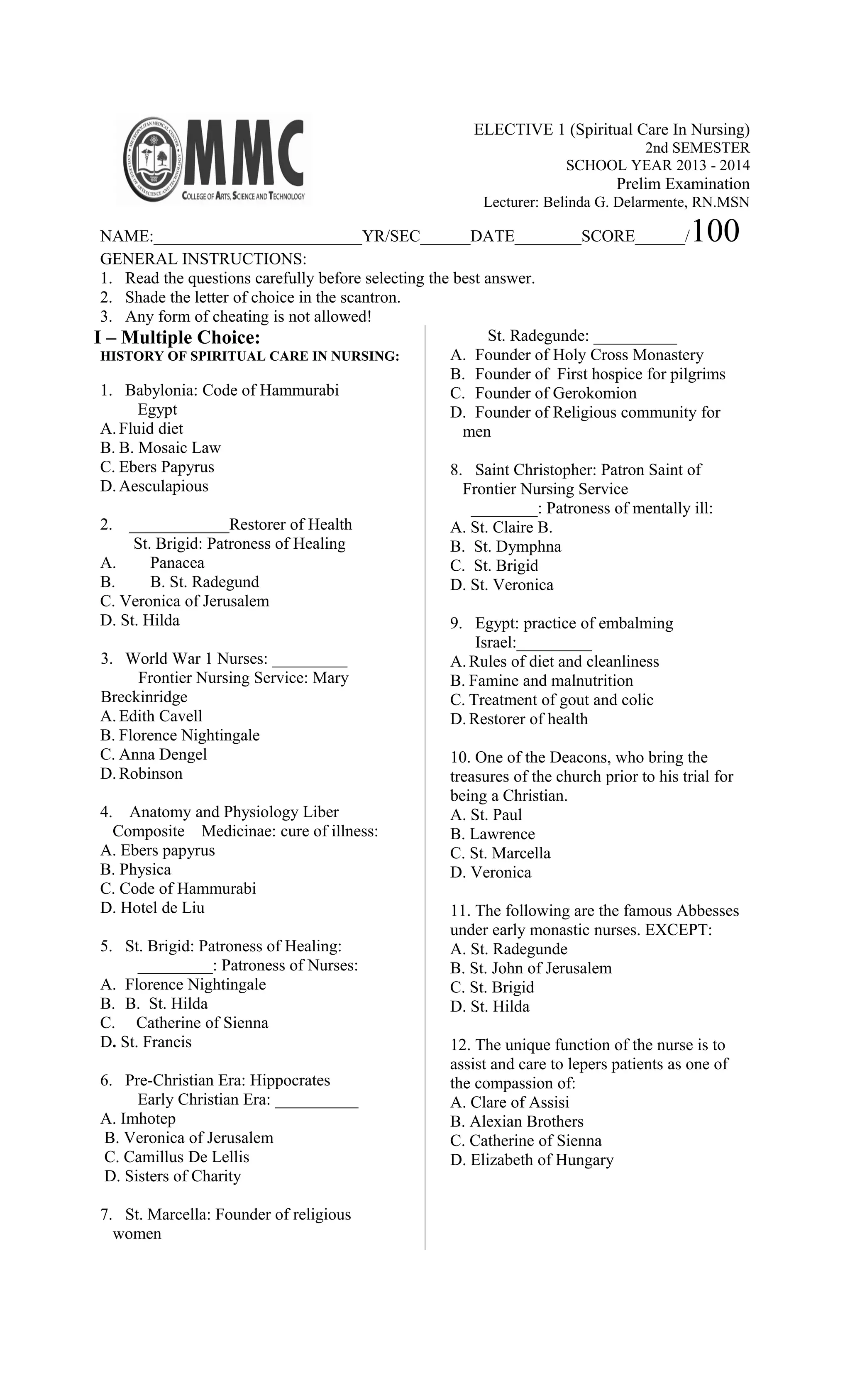 Elective 1 maya | DOC