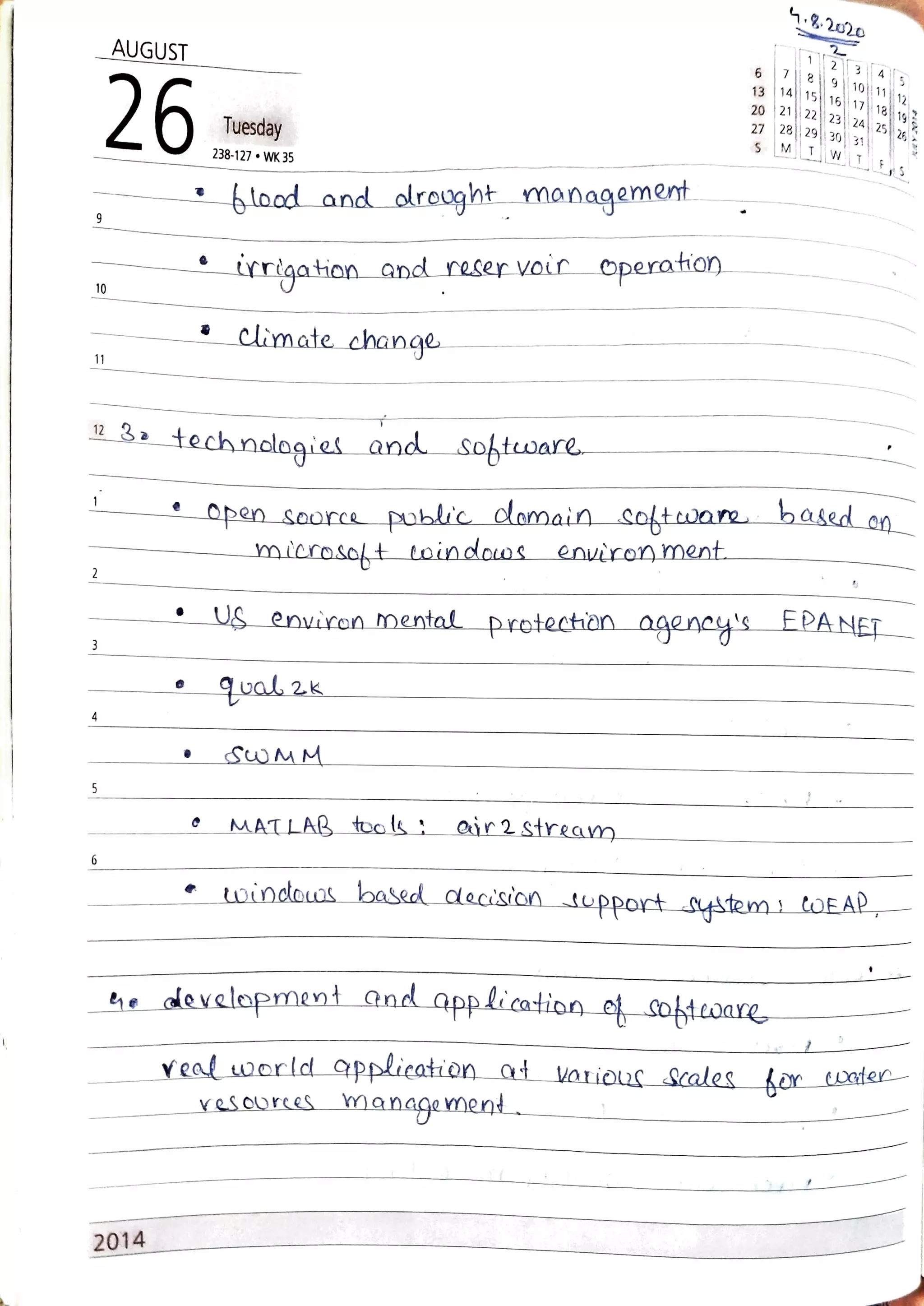 Hydrological modelling and Software development: Course Topics | PDF