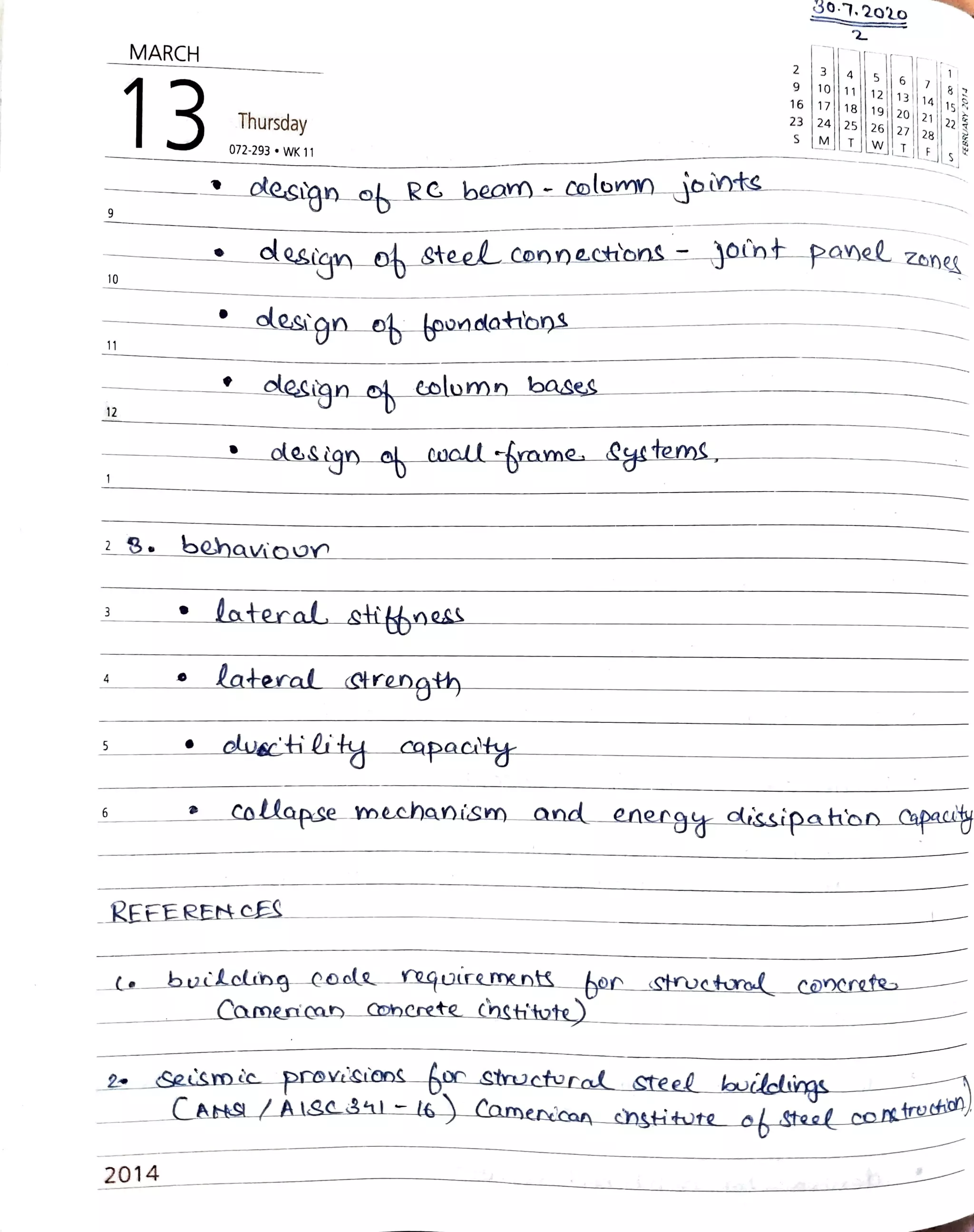 Advanced Structural design: Course topics | PDF