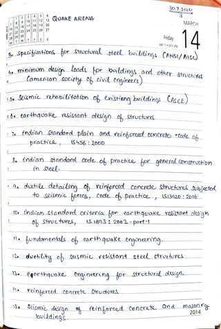 Advanced Structural design: Course topics | PDF