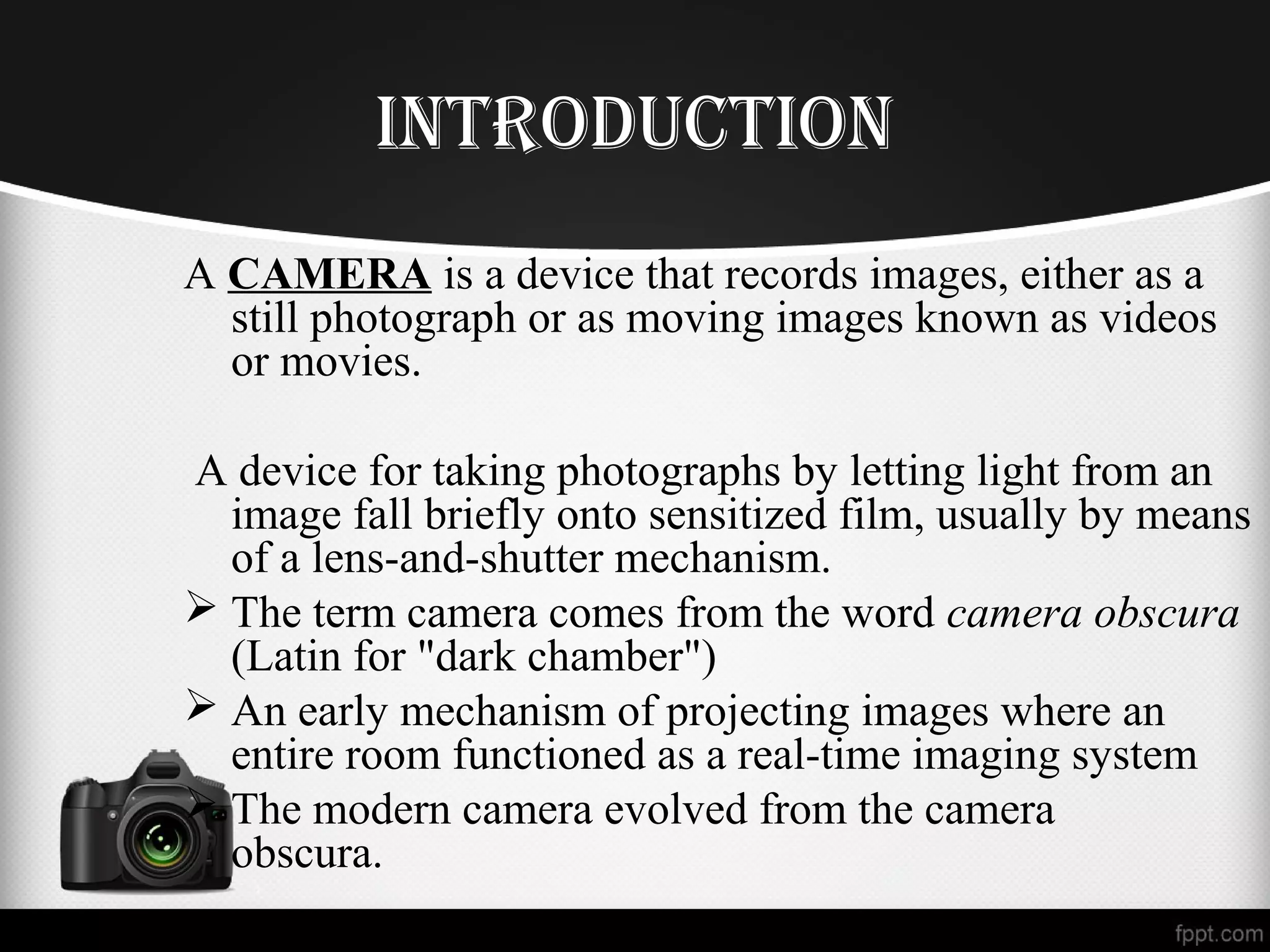 PHOTOGRAPHY PPT | PPT