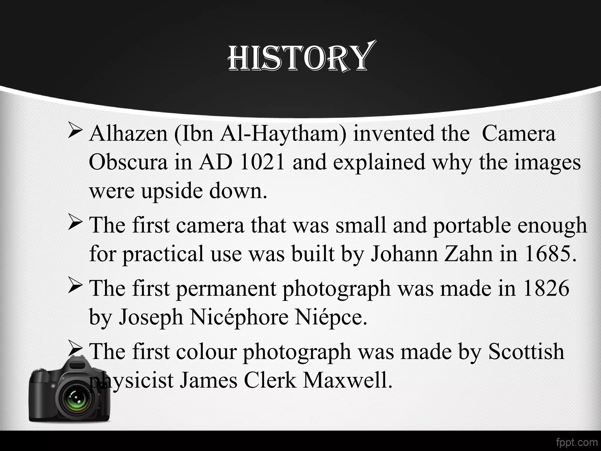 PHOTOGRAPHY PPT | PPT