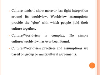 ELECTIVE 1 (Culture and Worldview) | PPTX