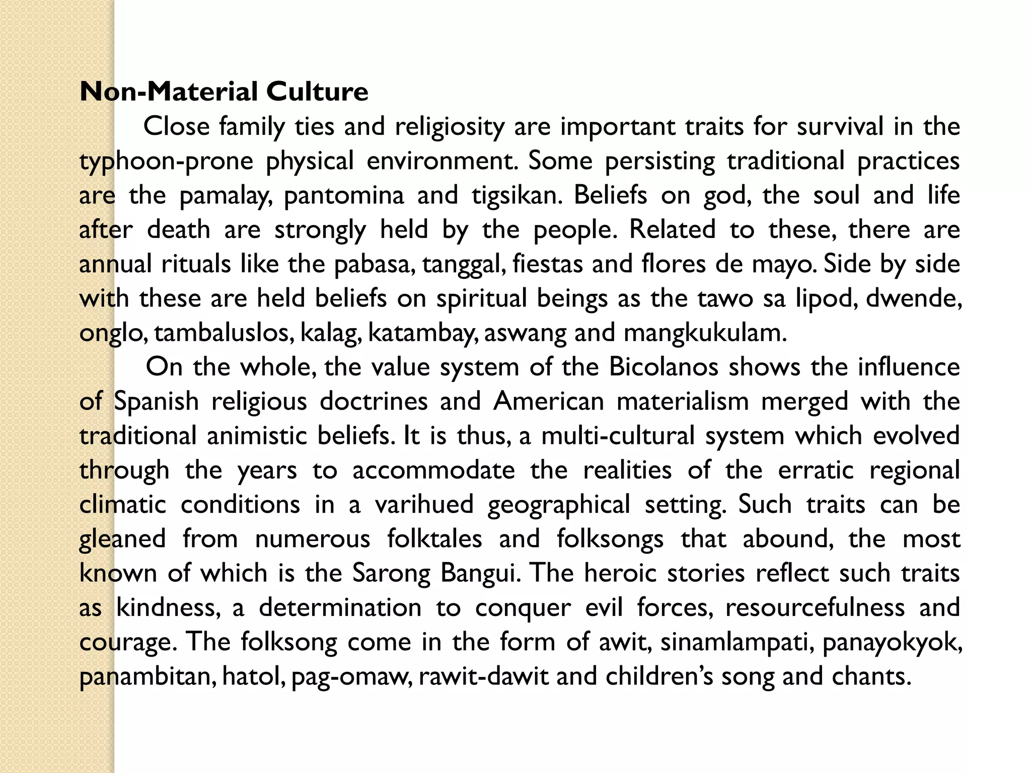 ELECTIVE 1 (Elements of Culture) | PPTX