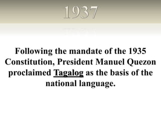 Introduction to Filipino Language | PPTX