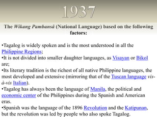 Introduction to Filipino Language | PPTX