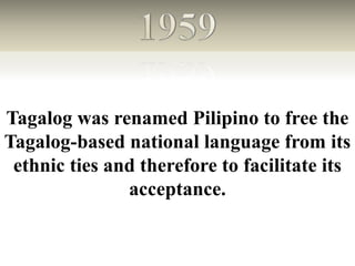 Introduction to Filipino Language | PPTX