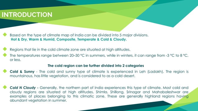 Cold and Cloudy climatic region | PPTX
