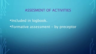 electives ppt-1.pptx for medical students as per NMC guidelines | PPTX