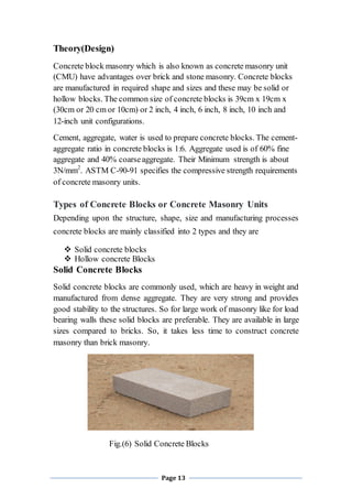 Types of Walls (Brick,Concrete Block & Stone Walls) | PDF