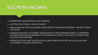 Electon microscopy | PPTX | Chemistry | Science