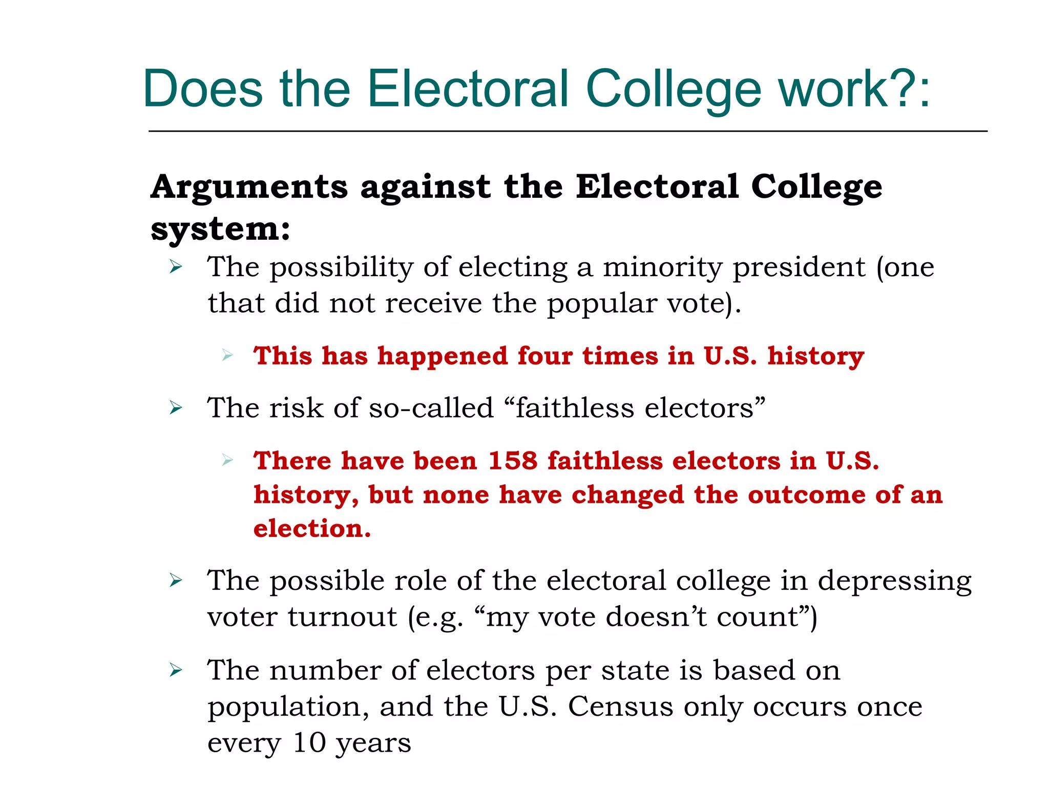 Electoral college | PPT