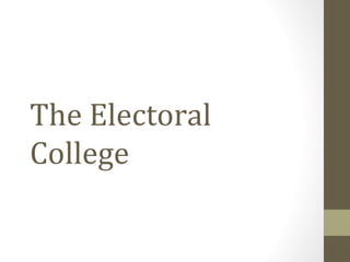 Electoral College | PPT