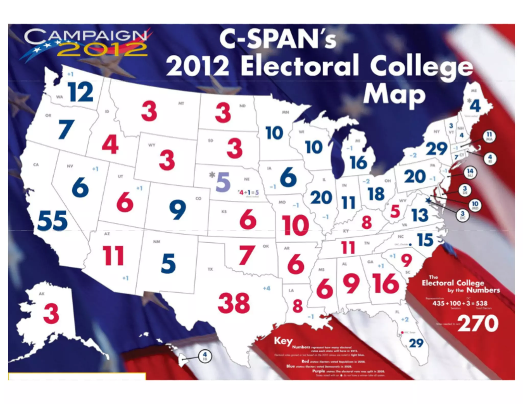 Electoral College Cloze + Map Math | PPT