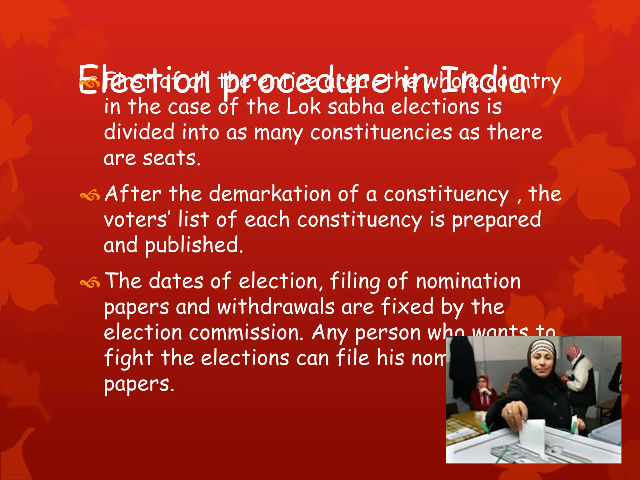 Electoral politics class IX | PPTX