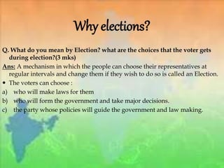 Electoral politics | PPT