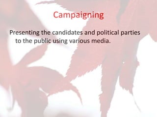 Electoral process | PPTX