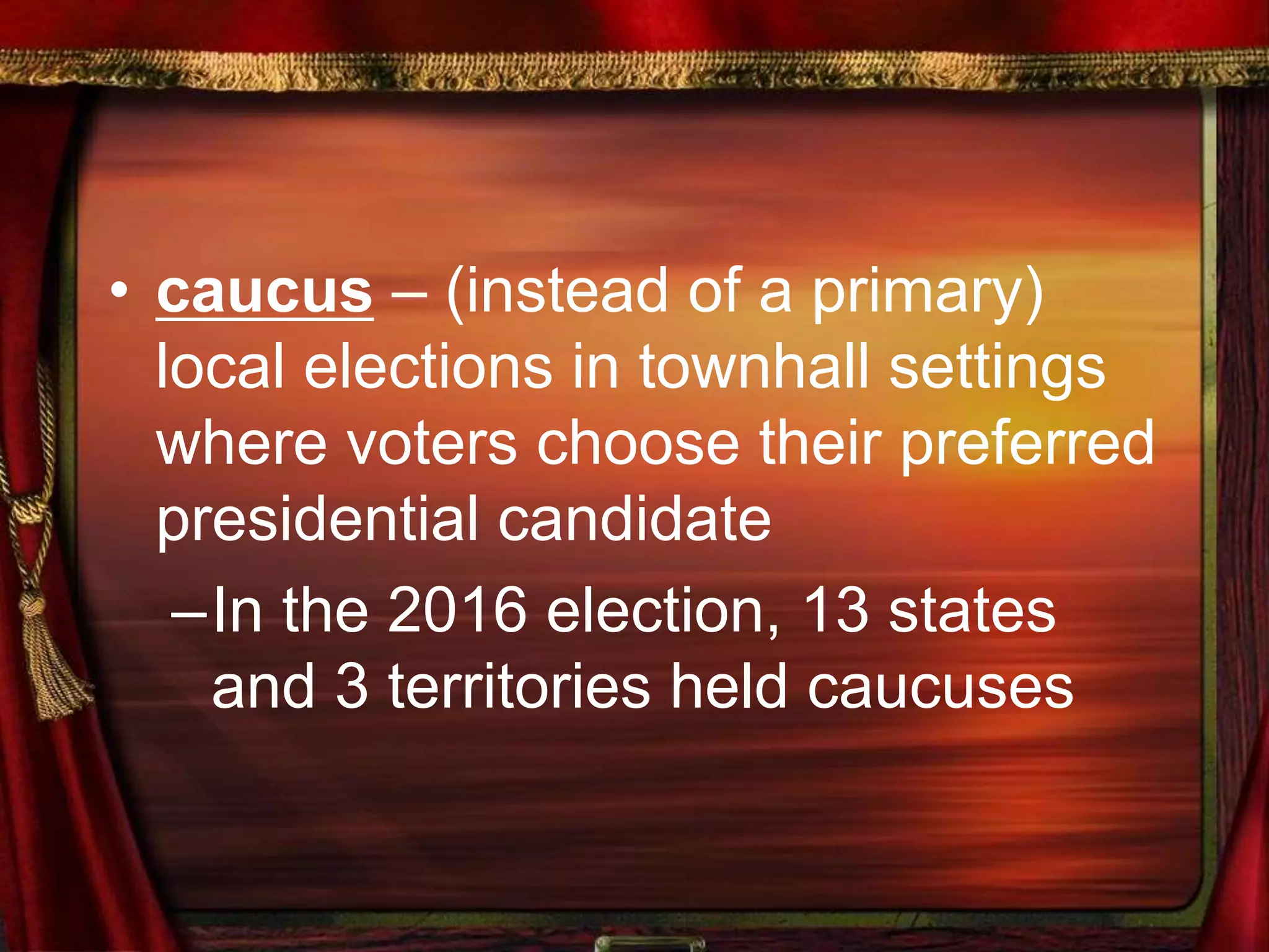 The Electoral Process | PPT