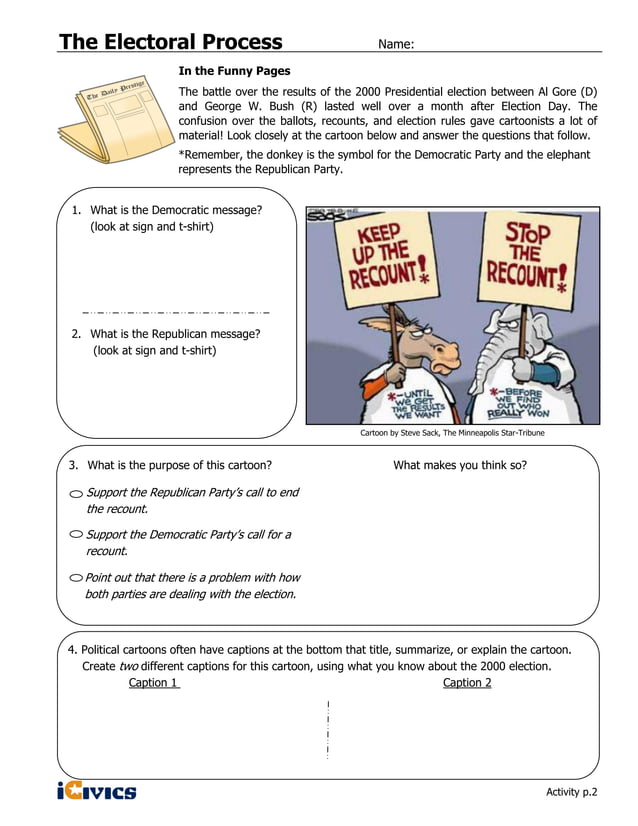 Electoral Process iCivics | PDF | Elections | Politics