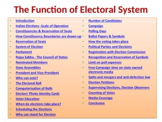 Electoral Process in India.pptxxxxxxxxxxx | PPT