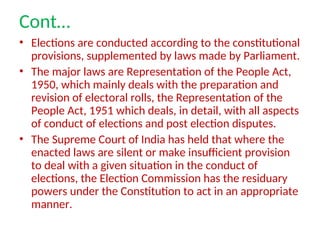 Electoral Process in India.pptxxxxxxxxxxx | PPT