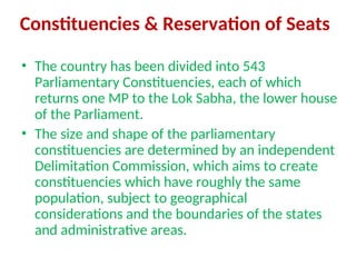 Electoral Process in India Electoral Process | PPT