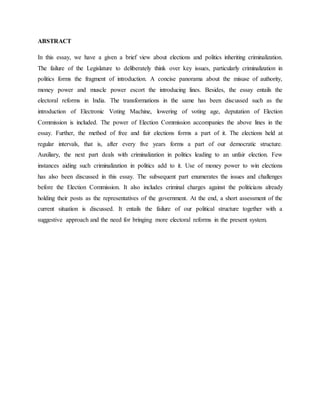 Electoral reforms in_india_essay | DOCX