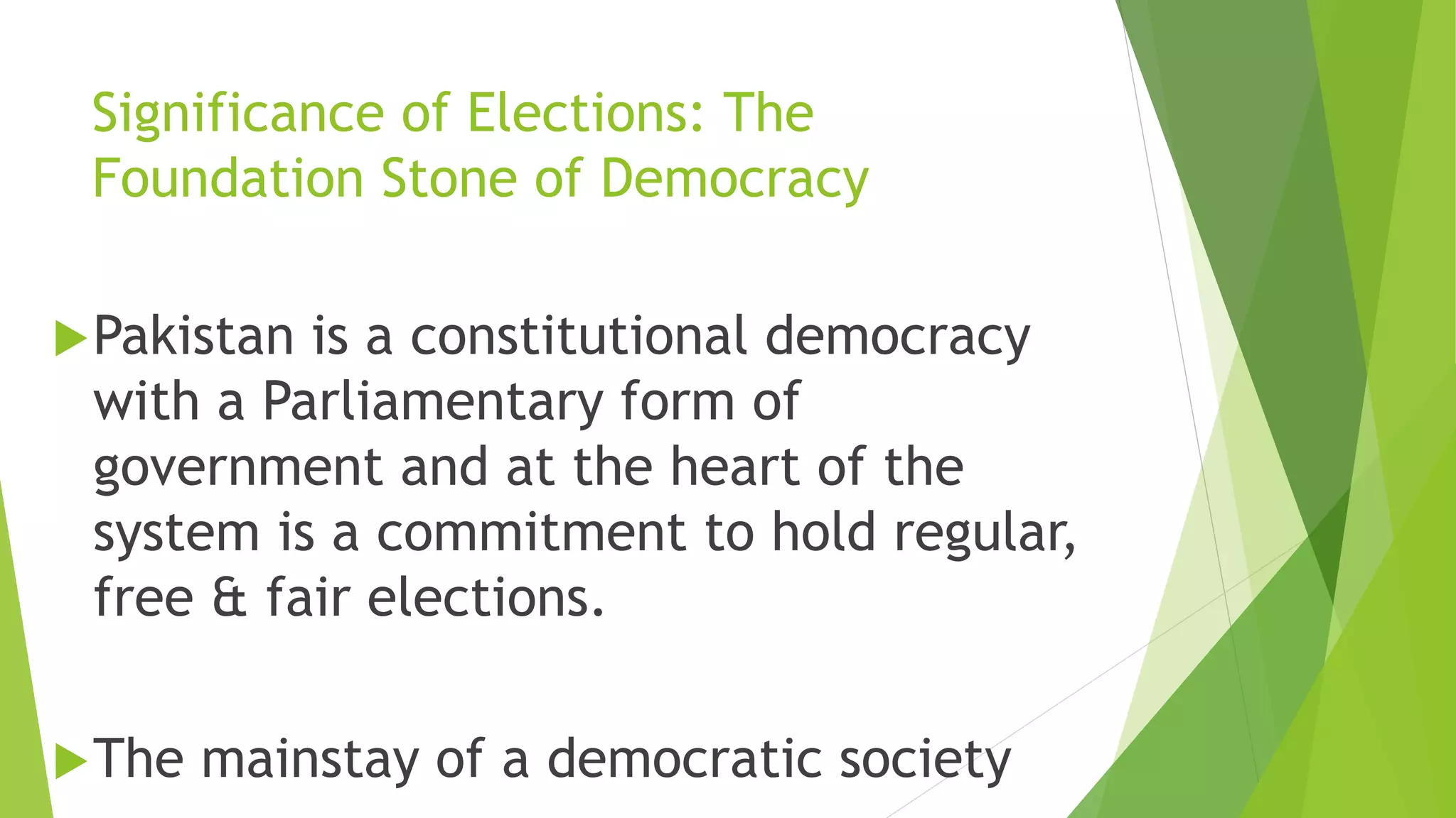 Electoral reforms in pakistan | PPTX