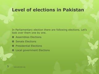 Electoral system in pakistan | PPTX