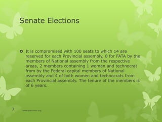 Electoral system in pakistan | PPTX