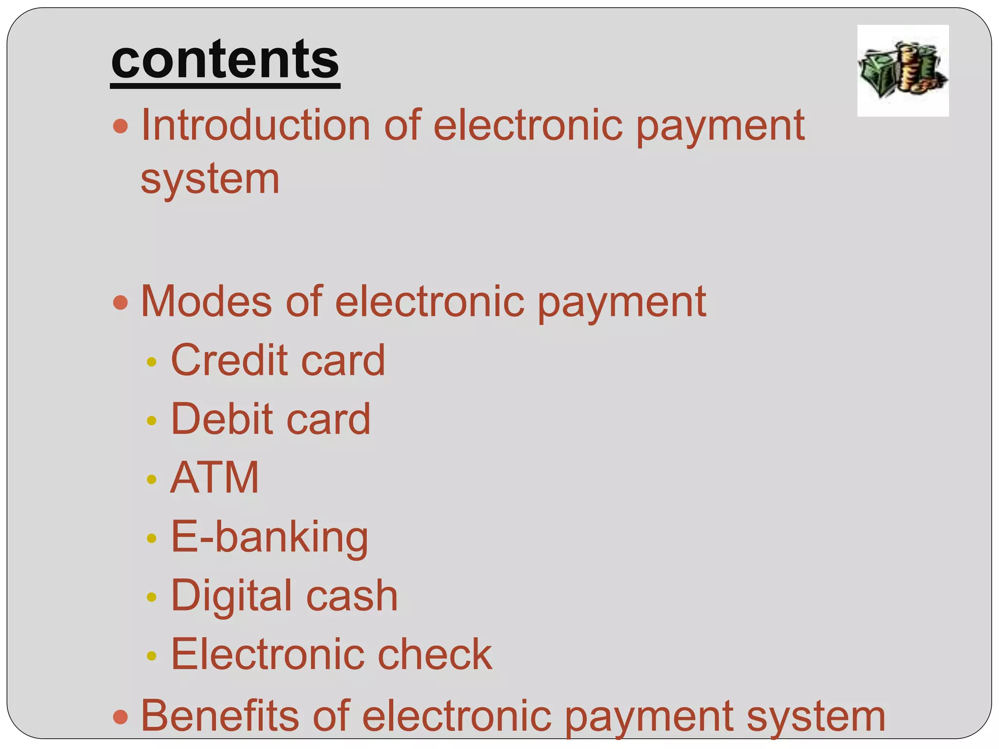 Electronic payment system(EPS) | PPT