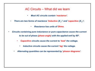Elect principles -_ac_circuits_year1 | PPT