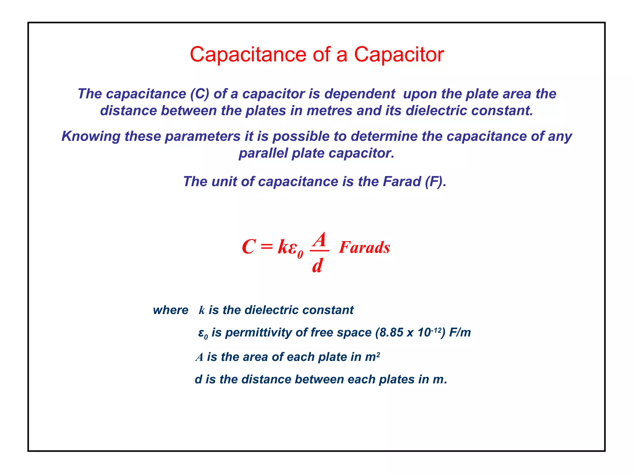 Elect principles -_capacitance | PPT