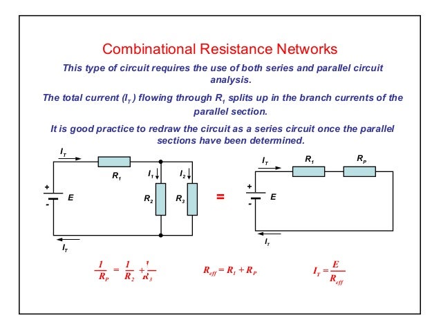 Resistors In Series And Parallel Combination Of Networks