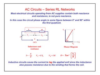Elect principles 2 ac circuits (rl) | PPT | Physics | Science